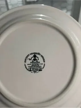 Dining | Black And White Tribal Pattern Dinnerware Set Mimbreno | Poshmark